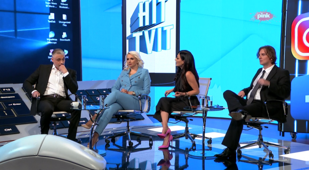 TV Pink je apsolutno najgledanija televizija u Srbiji, a emisiju "Hit Tvit" pratilo je ...