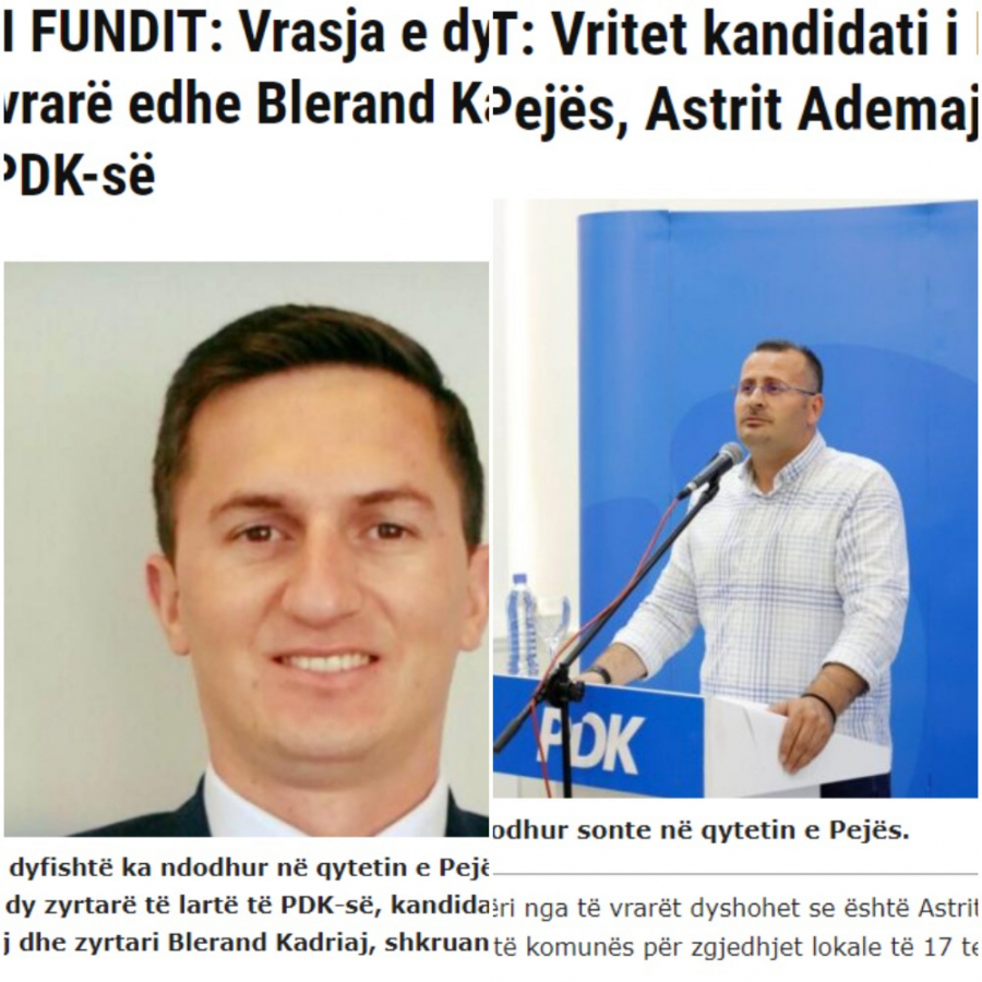 PRVI SNIMCI SA MESTA DVOSTRUKOG UBISTVA Ubijeni Ademaj i Kadrijaj, oglasila se i policija (VIDEO ...