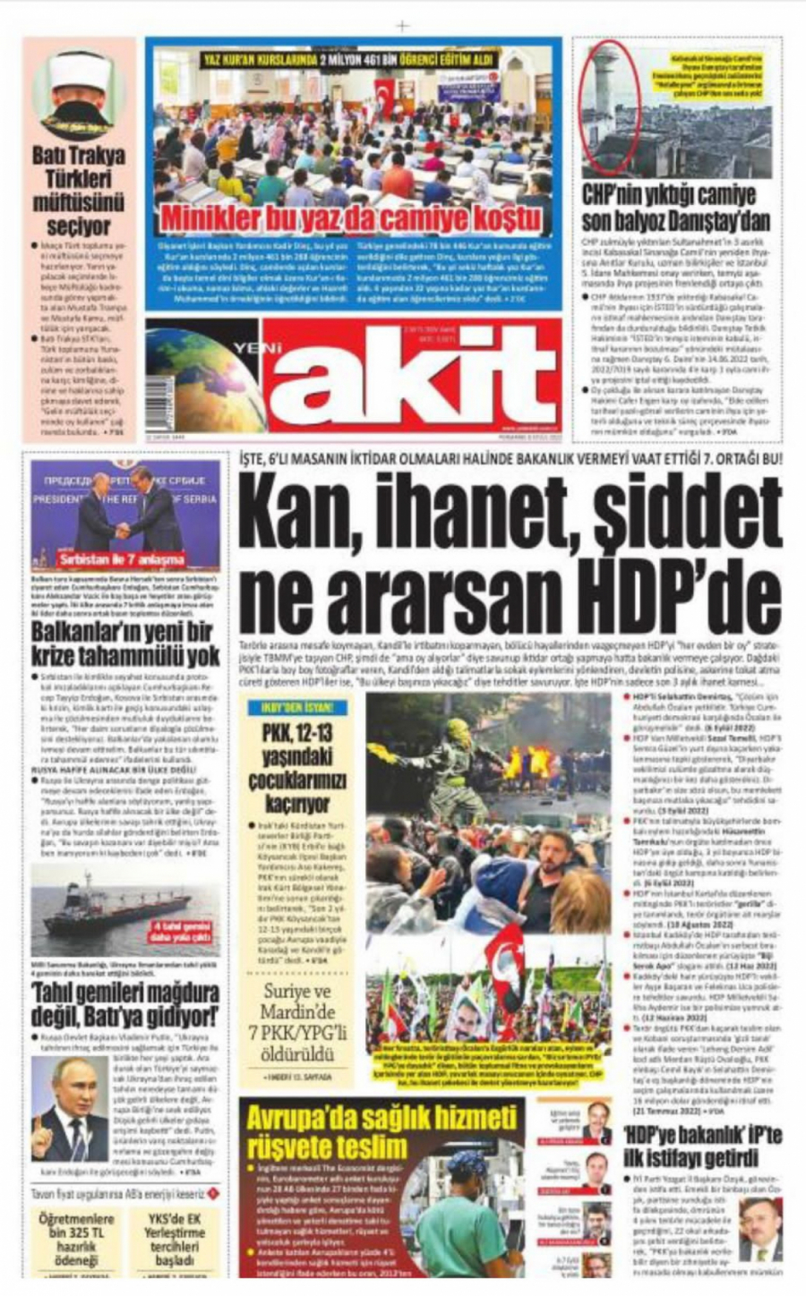 Susret dvojice lidera vodeća tema u svim turskim medijima (FOTO) - Alo.rs