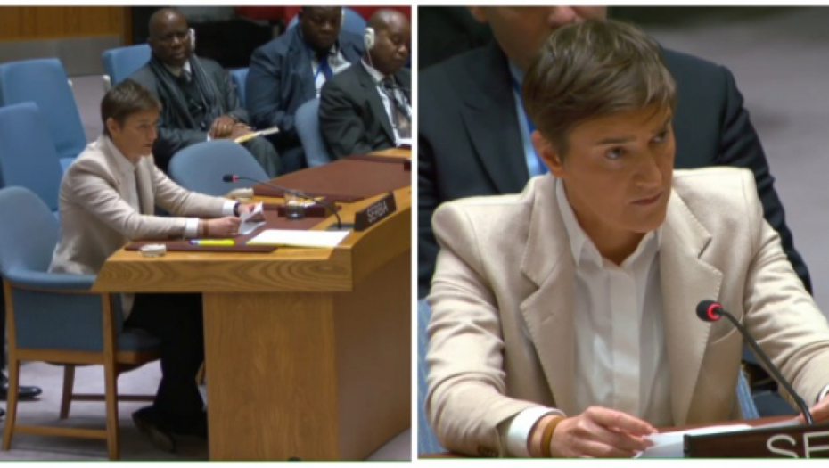 POČELA SEDNICA SAVETA BEZBEDNOSTI UN O KOSOVU I METOHIJI Premijerka Ana Brnabić predstavlja ...