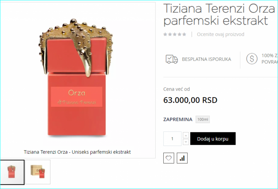 Jovana Jeremić se pohvalila skupocenim parfemom - Alo.rs