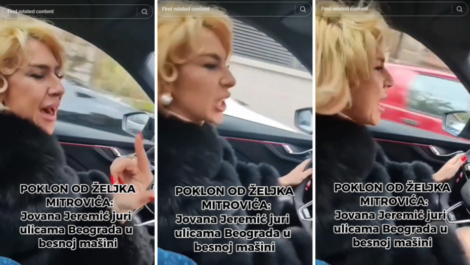Voditeljka Jovana Jeremić provozala novi auto po Beogradu - Alo.rs