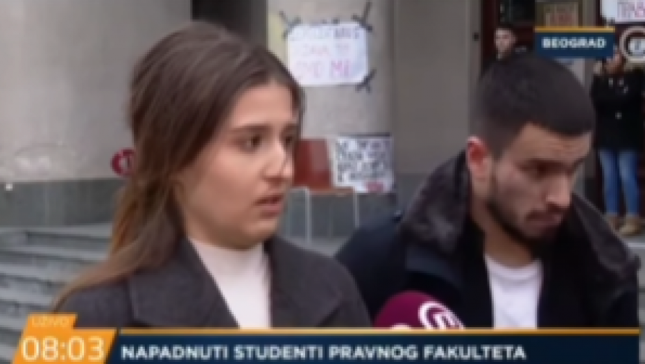 napad na studente sa Pravnog fakulteta - Alo.rs