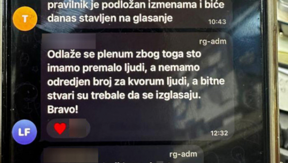 PROCURELA PREPISKA SA PLENUMA, FARSA SE NASTAVLJA "Na štakama sam došla, a vi me d**ate!" - Alo.rs
