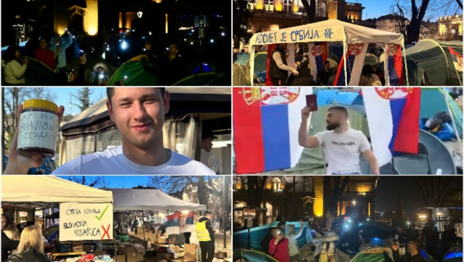 Studenti u pionirskom parku ne odustaju od svojih zahteva - Alo.rs