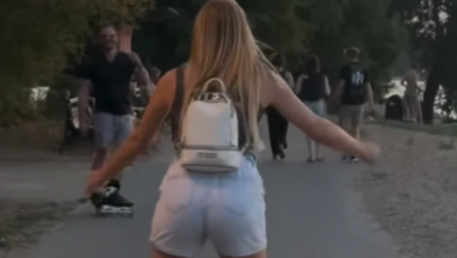 Anabela Atijas vozi rolere na Adi - Alo.rs