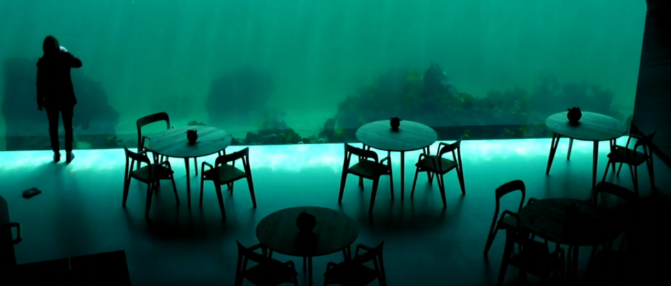 U OVOM RESTORANU GOSTI SU 5 METARA ISPOD POVRŠINE MORA Podvodni svet ...