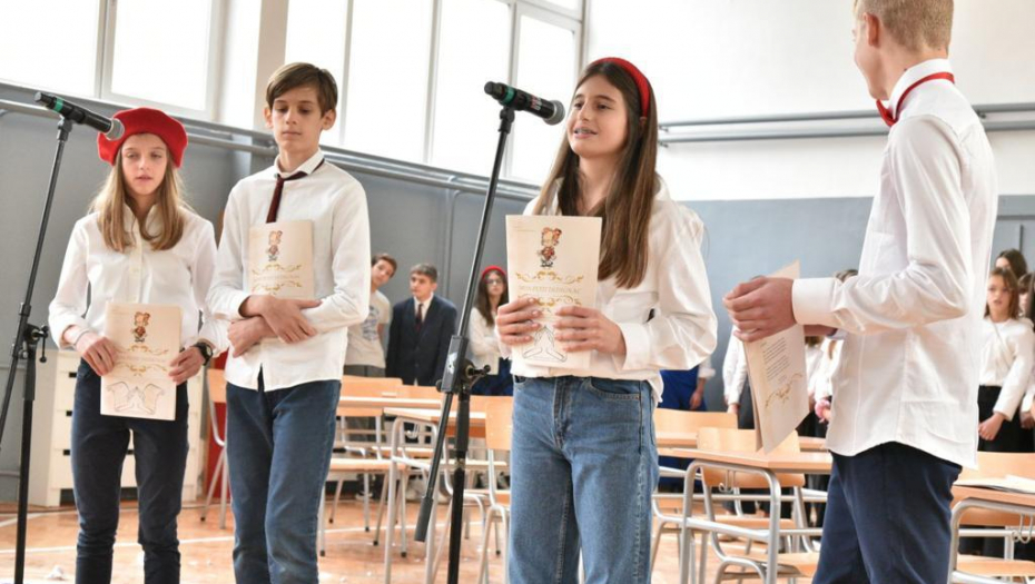 U OŠ “Radomir Putnik” svečano otvoreno prvo dvojezično srpsko-francusko ...